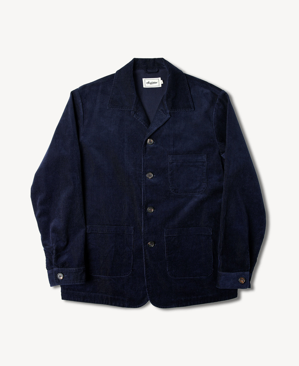 1940s French Indigo Corduroy Chore Coat | Work Jacket | Time Catcher ...