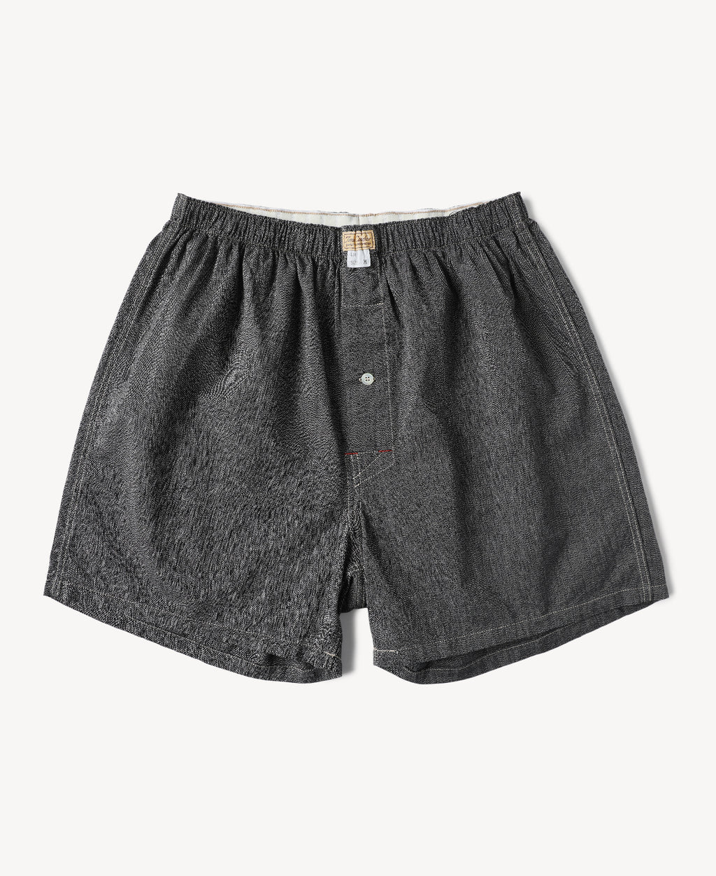 1950s Retro Salt & Pepper Boxer Shorts - Black | Time Catcher – Time ...